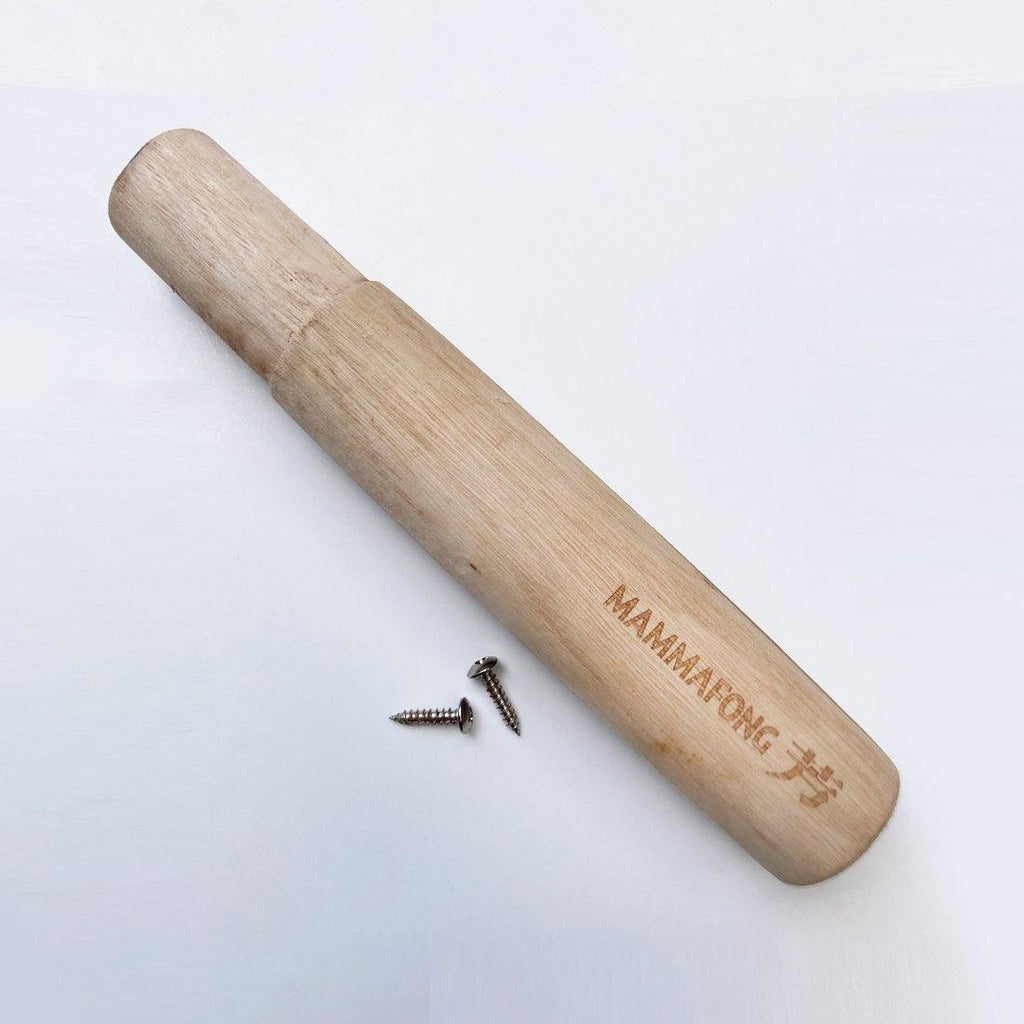 Replacement Wooden Handle for Mammafong's classic carbon steel woks ...