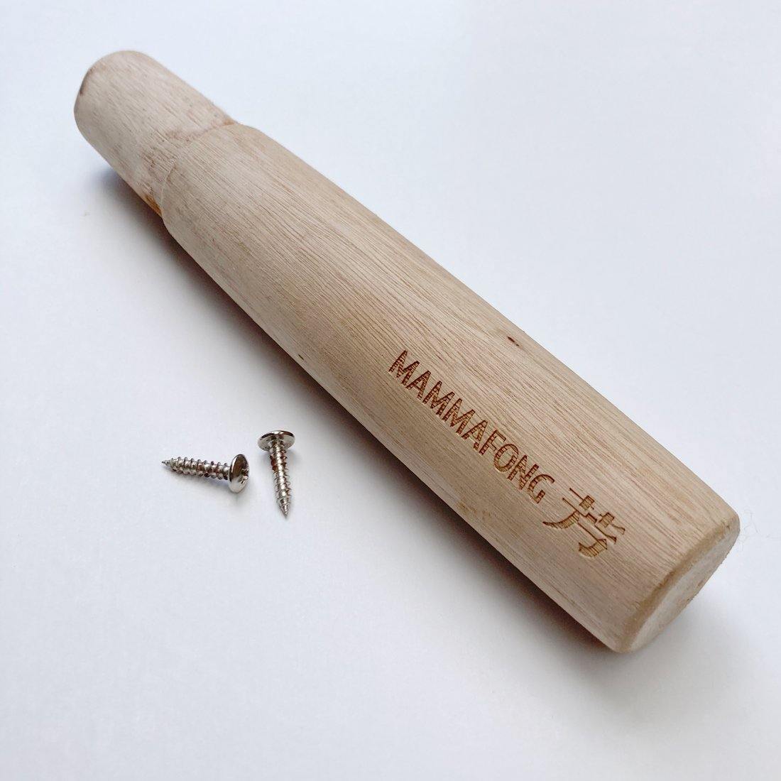 Replacement Wooden Handle for Mammafong's classic carbon steel woks ...